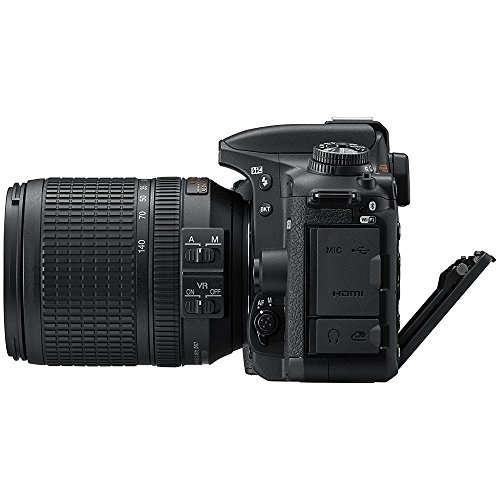 Nikon D7500 20.9MP DX-Format Digital SLR Camera + AF-S 18-140mm f/3.5-5.6G ED VR Lens Bundle with 64GB Memory Card, Camera Bag, Paintshop Pro 2018 and Accessories (11 Items)