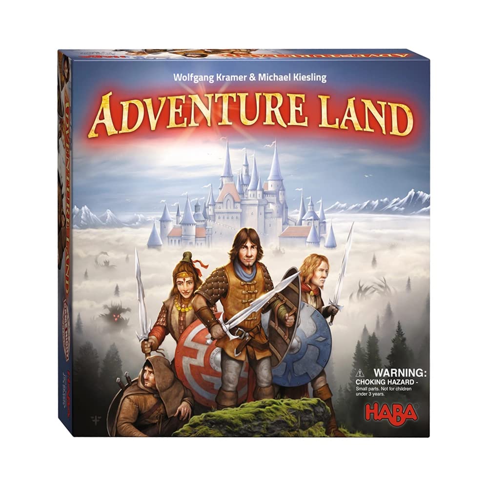 HABA Adventure Land - an Exciting Strategy Board Game for Ages 10 and Up (Made in Germany)