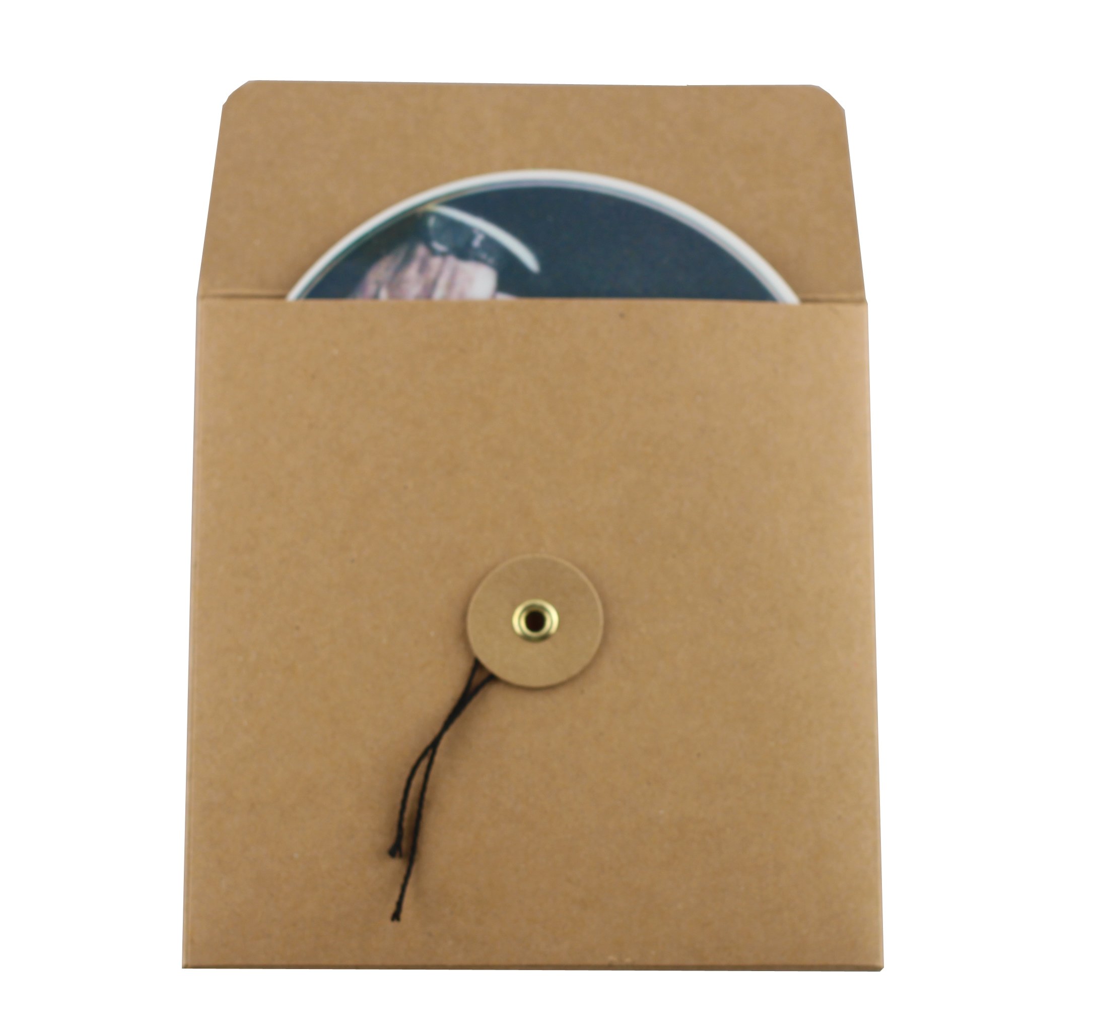 Wyvern Resleeve Cardboard Cd Sleeve 10 Pack/Set 5.11"×5.11" (13×13cm) Brown Wv-cdpch-br