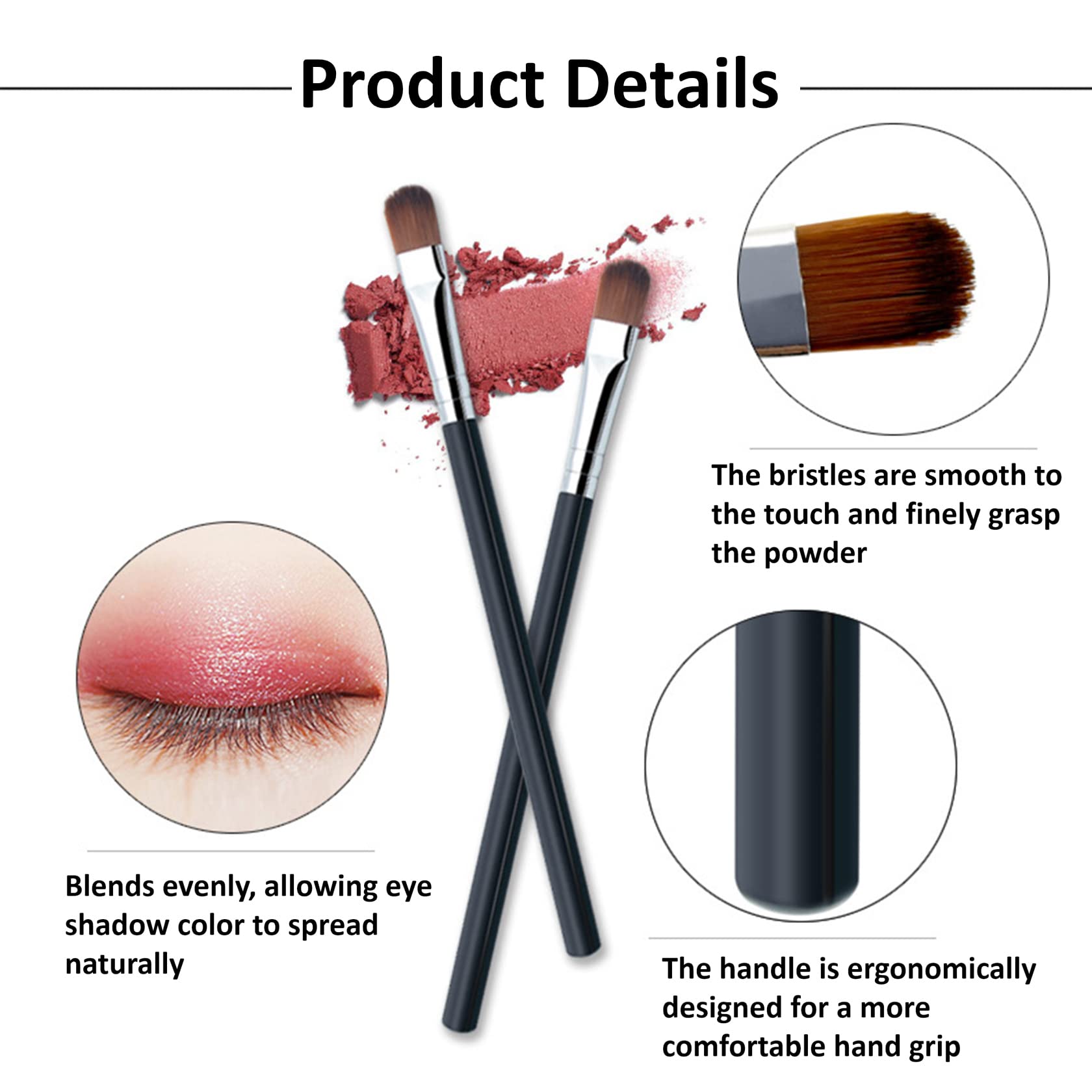 Black Smokey Eyeshadow Palette,9 Colors Glitter Black Silver Grey Brown Eyeshadow Palette,Long Lasting Waterproof Cool Toned Matte Eye Shadow Plattet with Eyeshadow Brush for Girls and Women (Set A)