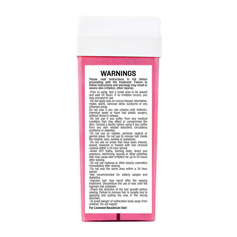 Wax Necessities Rose Soft Wax Cartridge 3.38 Ounces Pack of 6