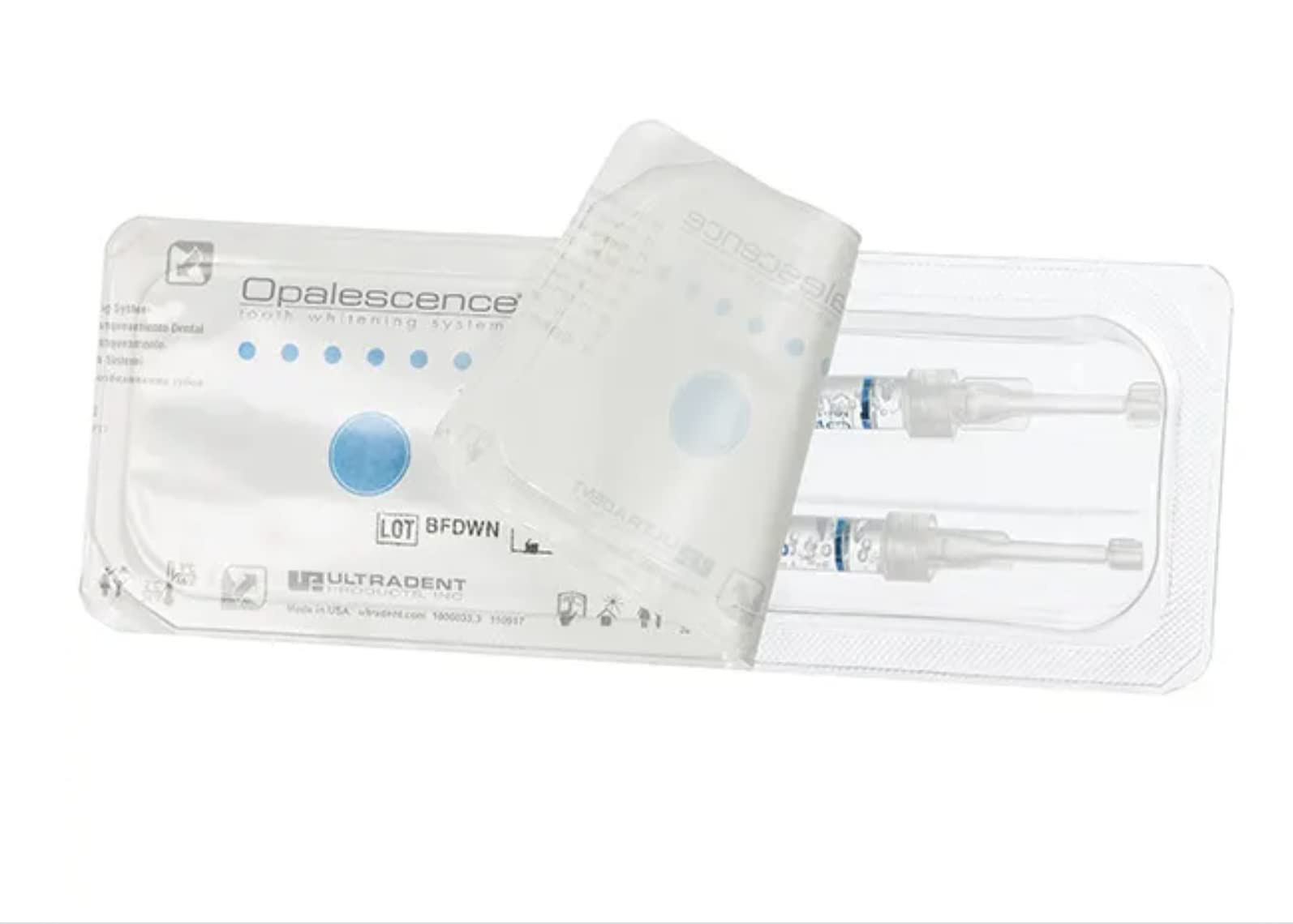 Opalescence 35% PF Teeth (4 Syringes) Whitening Refill Kit Carbamide Peroxide. Made by Ultradent. Tooth Whitening Refill Syringes Unflavored A-5197-2