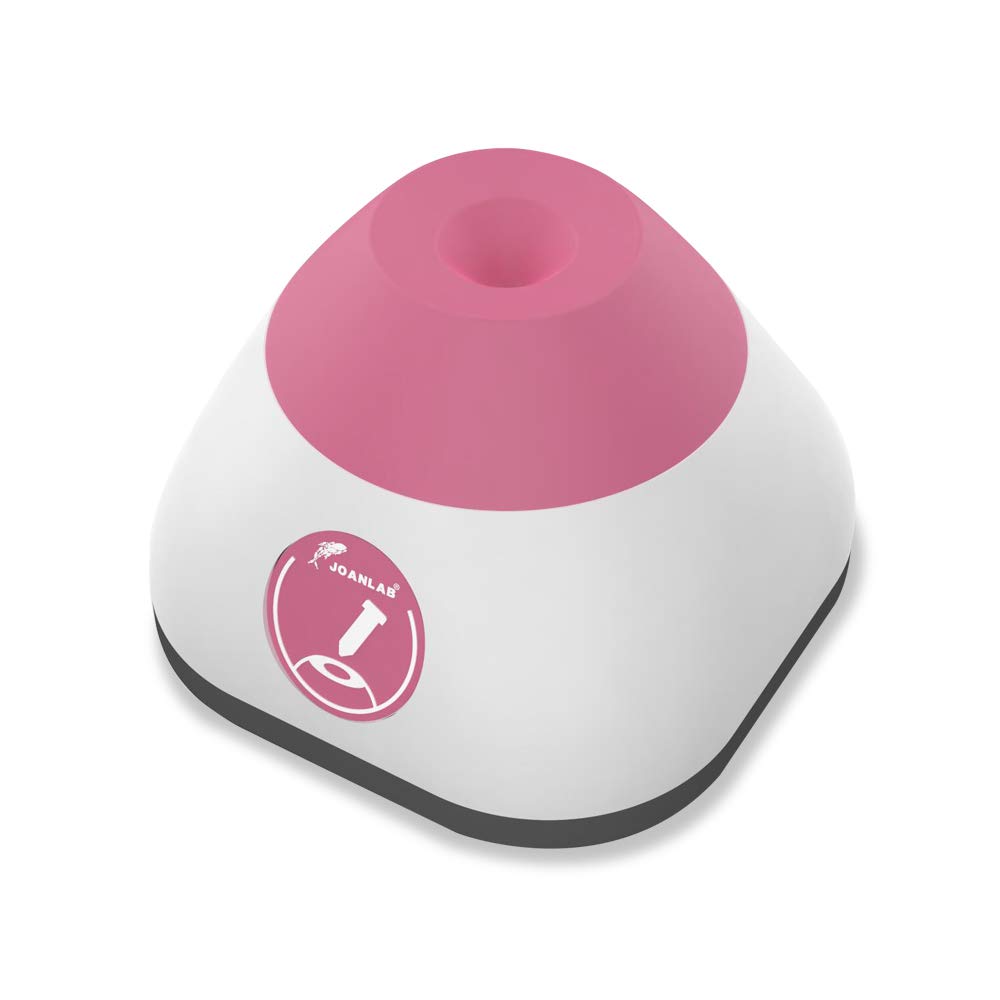 JOANLAB Vortex Mixer Shaker 50ml Laboratory Mini Nail Polish Paints Tattoo Ink Pigments Mixer,Touch Function Scientific Lab Vortex Shaker (Pink)
