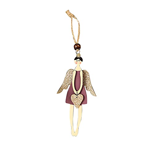 Big Beads Chain Pendant Painted Love 2022 Creative Christmas Tree Angel Accessories Decoration Hangs Acrylic Chandelier Beads