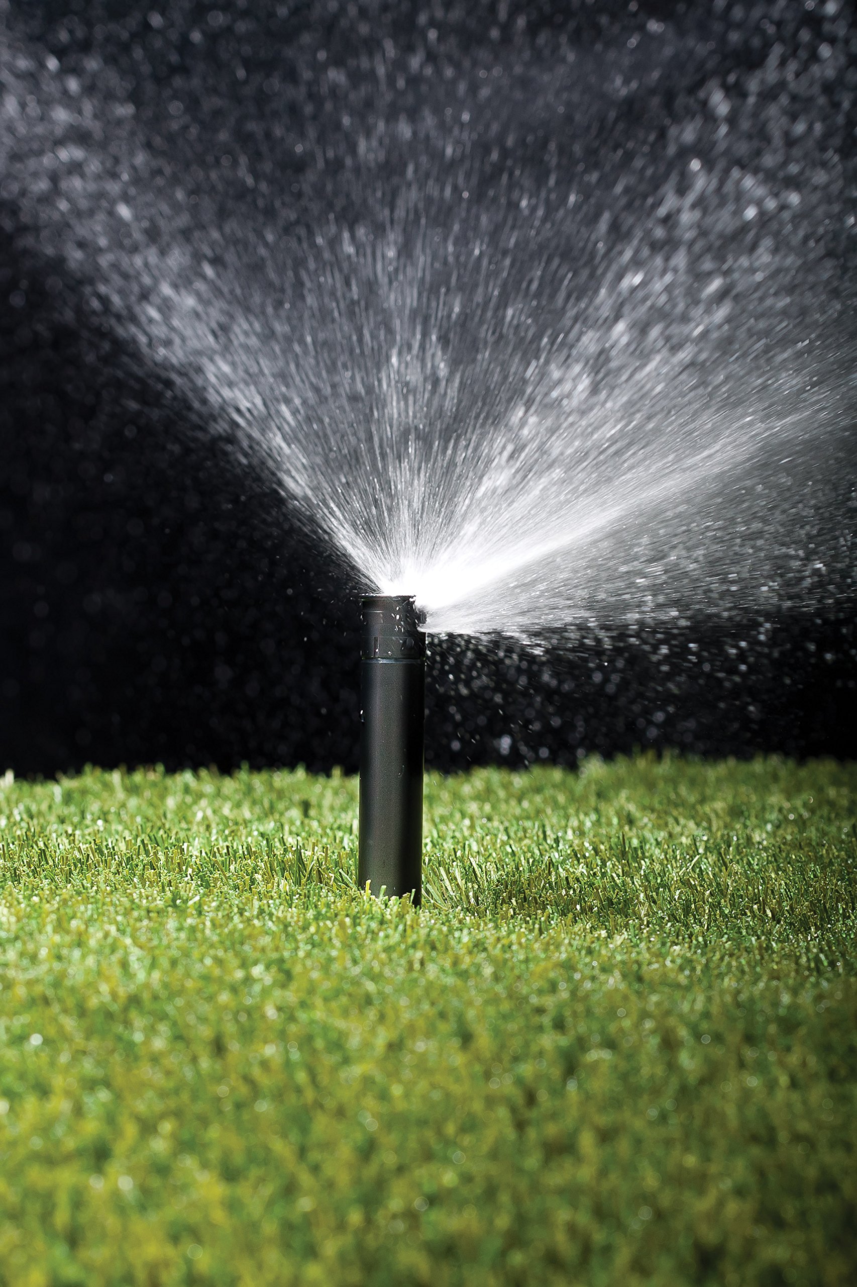 Rain Bird 1804HDS Professional Dual Spray Pop-Up Sprinkler, 180° Half Circle Pattern, 8' - 15' Spray Distance, 4" Pop-up Height