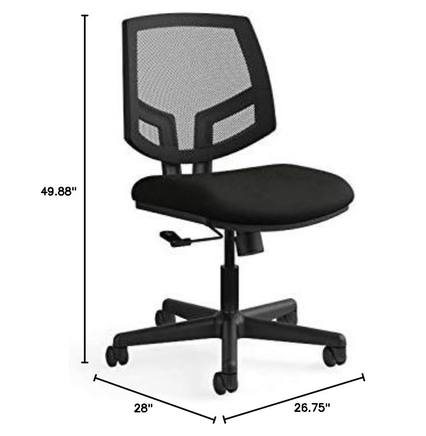 HON HON5715GA10T Volt Mesh Back Task Stool Chair, in Black (H5715)