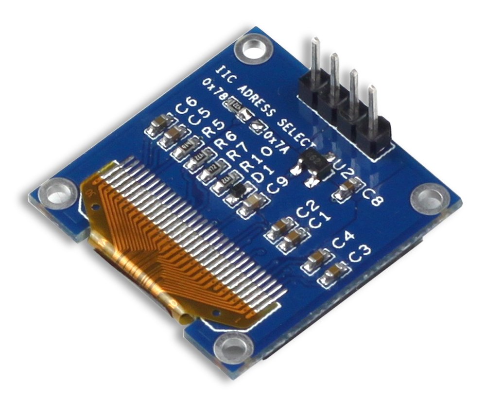 UCTRONICS 0.96 Inch OLED Module 12864 128x64 Yellow Blue SSD1306 Driver I2C Serial Self-Luminous Display Board for Arduino Raspberry Pi Pico