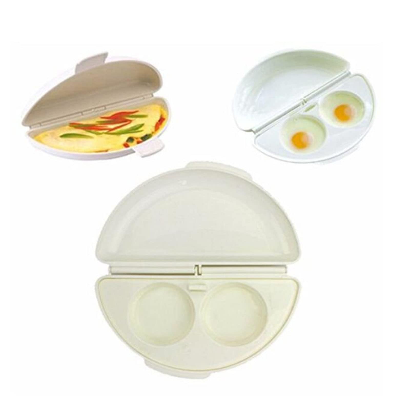 DGFJY Egg Breakfast Pan Microwave Omelet Pan Egg Poacher Egg Maker Easy To Use Non-Stick Breakfast Egg Cooking Tool For Baking Microwavable Omelet Cooker