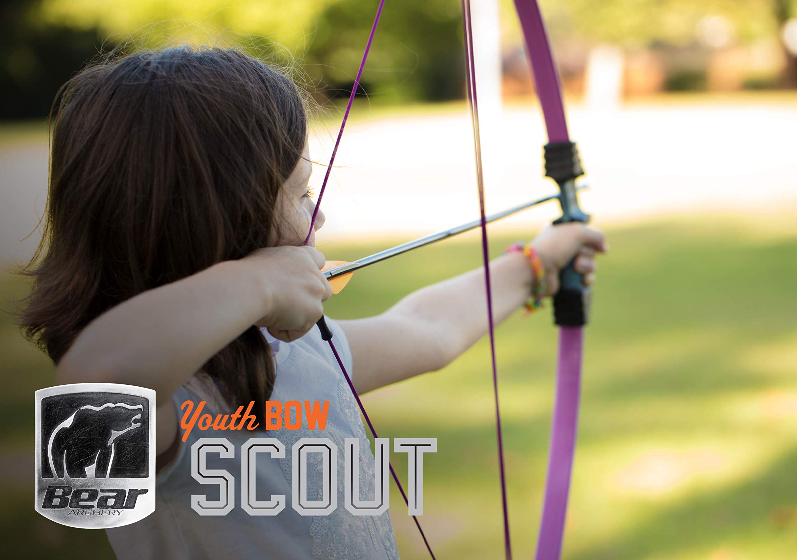 Bear Archery AYS6000PL Scout Youth Bow Set, Purple