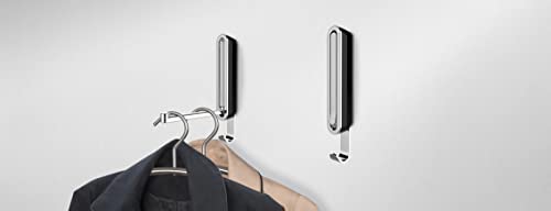 WENKO Premium Sigma 50582100 Folding Hook 2.5 x 18.5 x 2.5 cm ABS Black