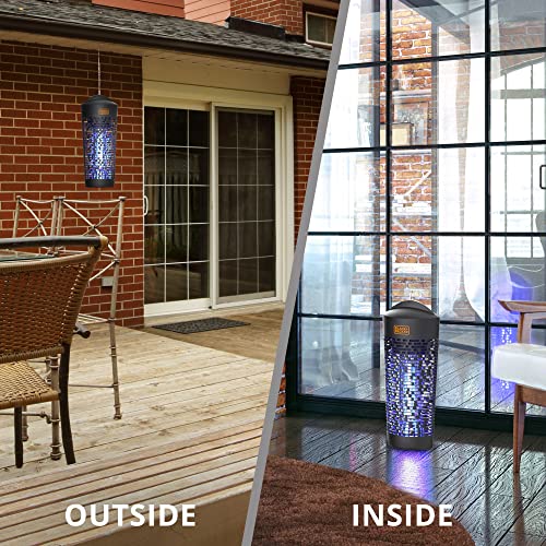 BLACK+DECKER Bug Zapper Mosquito Killer Indoor and Outdoor Fly Zapper Half Acre Coverage