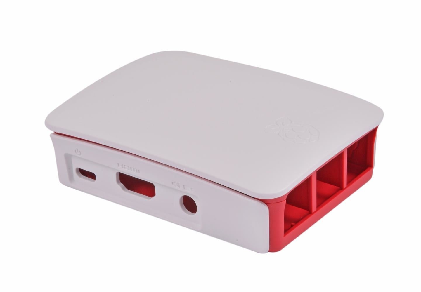 Raspberry Pi RASPBERRY-PI3-CASE Official Raspberry Pi 3 Case, Red/White