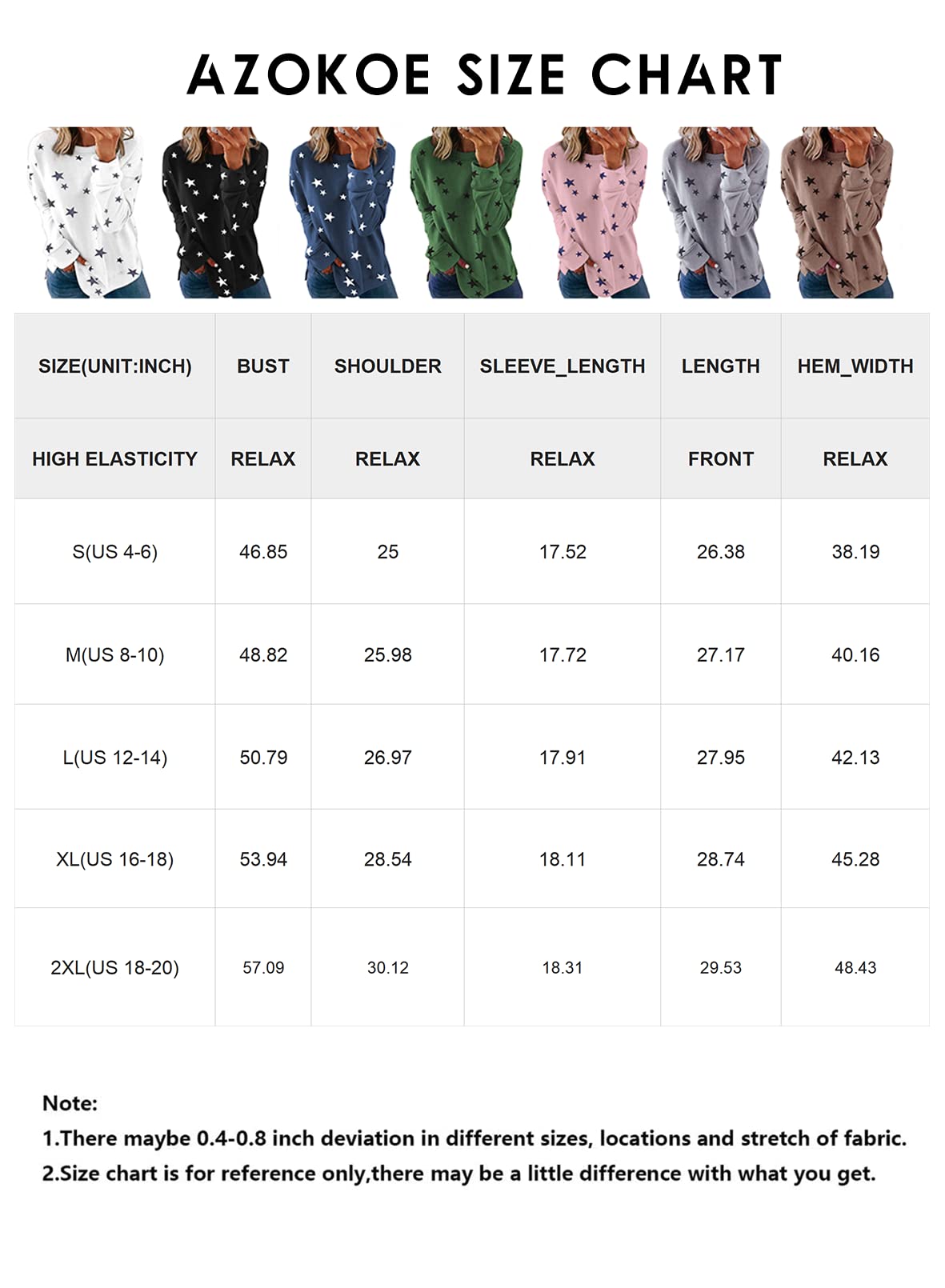 AZOKOE Women Long Sleve Star Printed Oversized Pullover Sweatshirt Casual Round Neck Blouse Top Pink 2XL