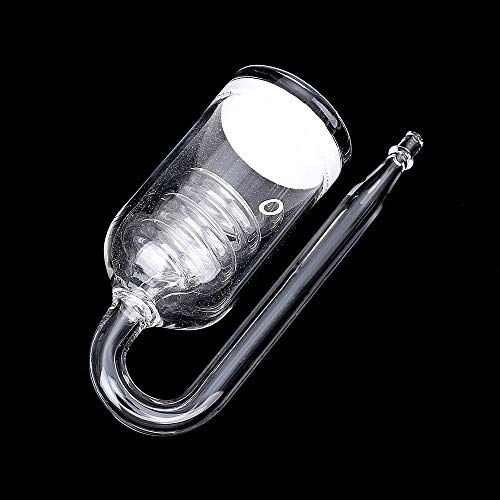 Yagote CO2 Diffuser, 3 Spiro Glass CO2 Diffuser, Glass Reactor for Aquarium Plants, Suitable for Tanks 15-50 Gal/60Liter - 200Liter (CO2 Diffuser-Spiral)