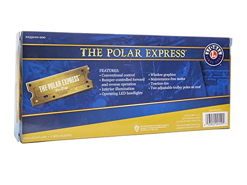 Lionel Warner Brothers The Polar Express O Gauge Model Train Trolley
