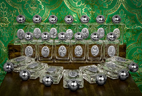 Venerare Glass Holy Water Bottle (Our Lady of Guadalupe)