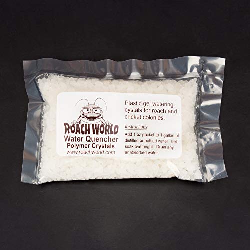 Roach Chow for Dubia & Crickets with Super Foods Bundle - .5 lb Dry Chow - Insect Water Crystals - 1 Bug Jelly (Honey Banana)