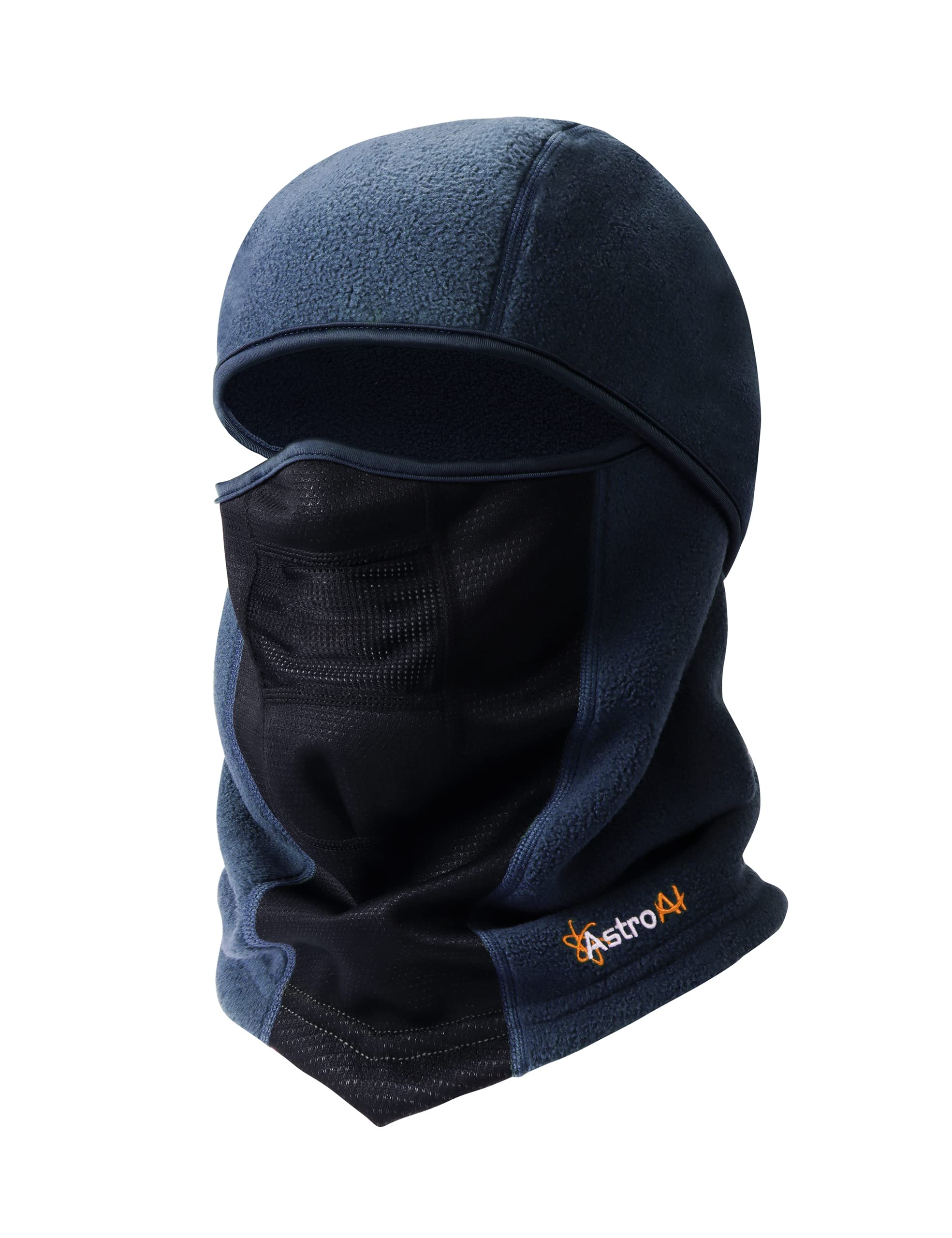 AstroAI Balaclava Ski Mask Winter Fleece Thermal Face Mask Cover for Men Women Warmer Windproof Breathable, Cold Weather Gear for Skiing, Outdoor Work, Riding Motorcycle & Snowboarding, Blue-M