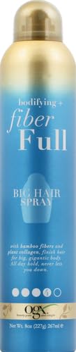 OGX Bodifying + Bamboo FiberFull Big Hair Spray 64033, 8 Ounce