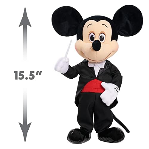 Just Play Disney Treasures From the Vault, Limited Edition Mickey Mouse Revue Plushie, Officially Licensed Kids Toys for Ages 3 Up, Amazon Exclusive