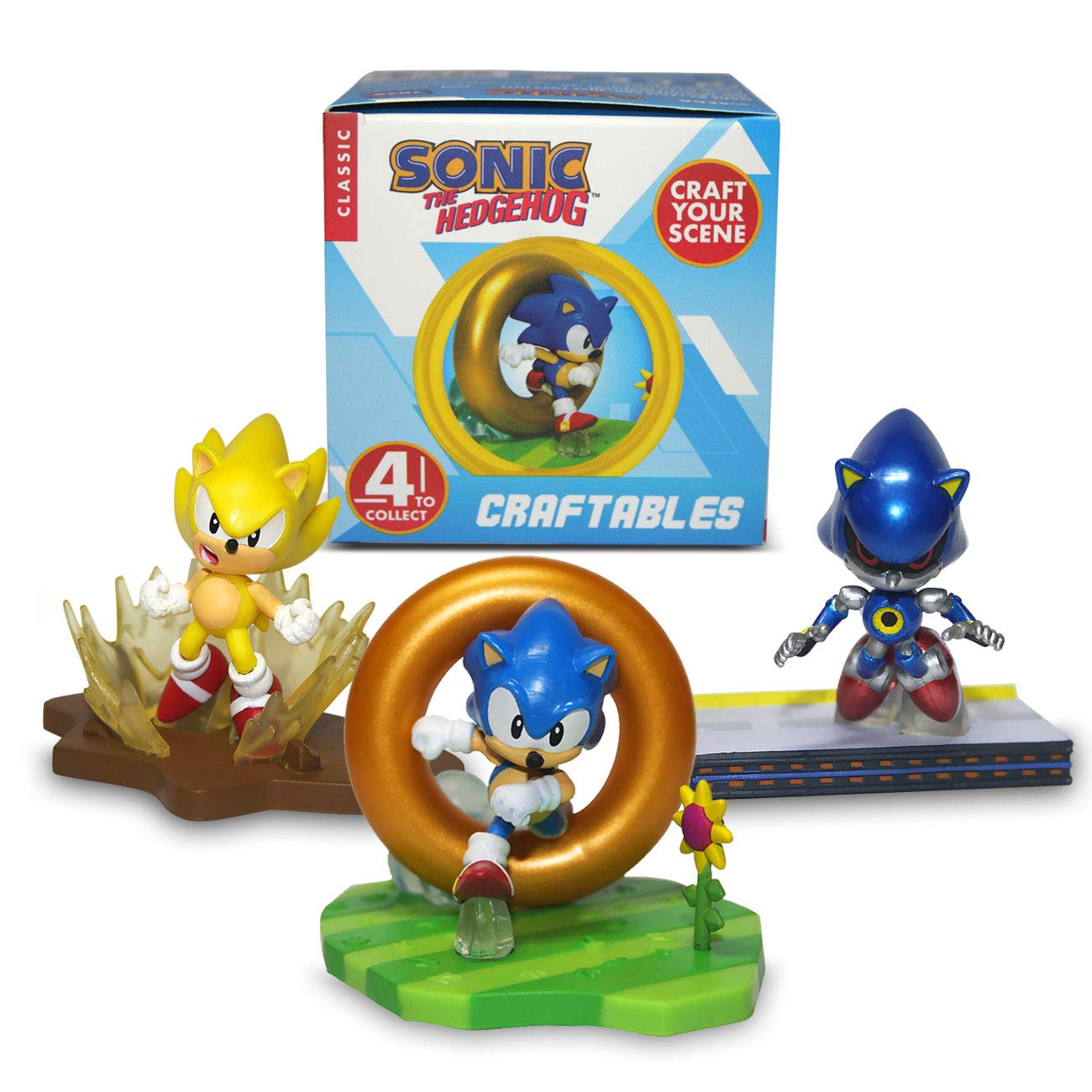 Just Toys LLC Sonic The Hedgehog Craftable Buildable Action Figure