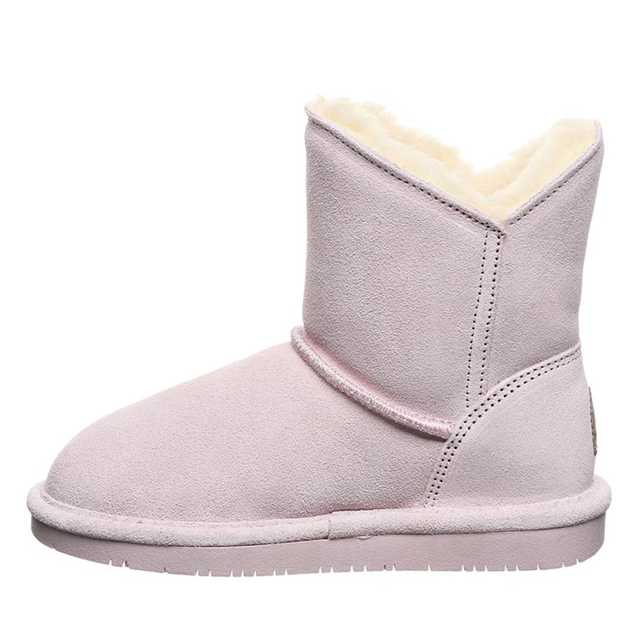 BEARPAW Rosaline Youth Hickory Size 2 | Youth 's Fashion Boot | Youth 's Slip On Boot | Comfortable Winter Boot
