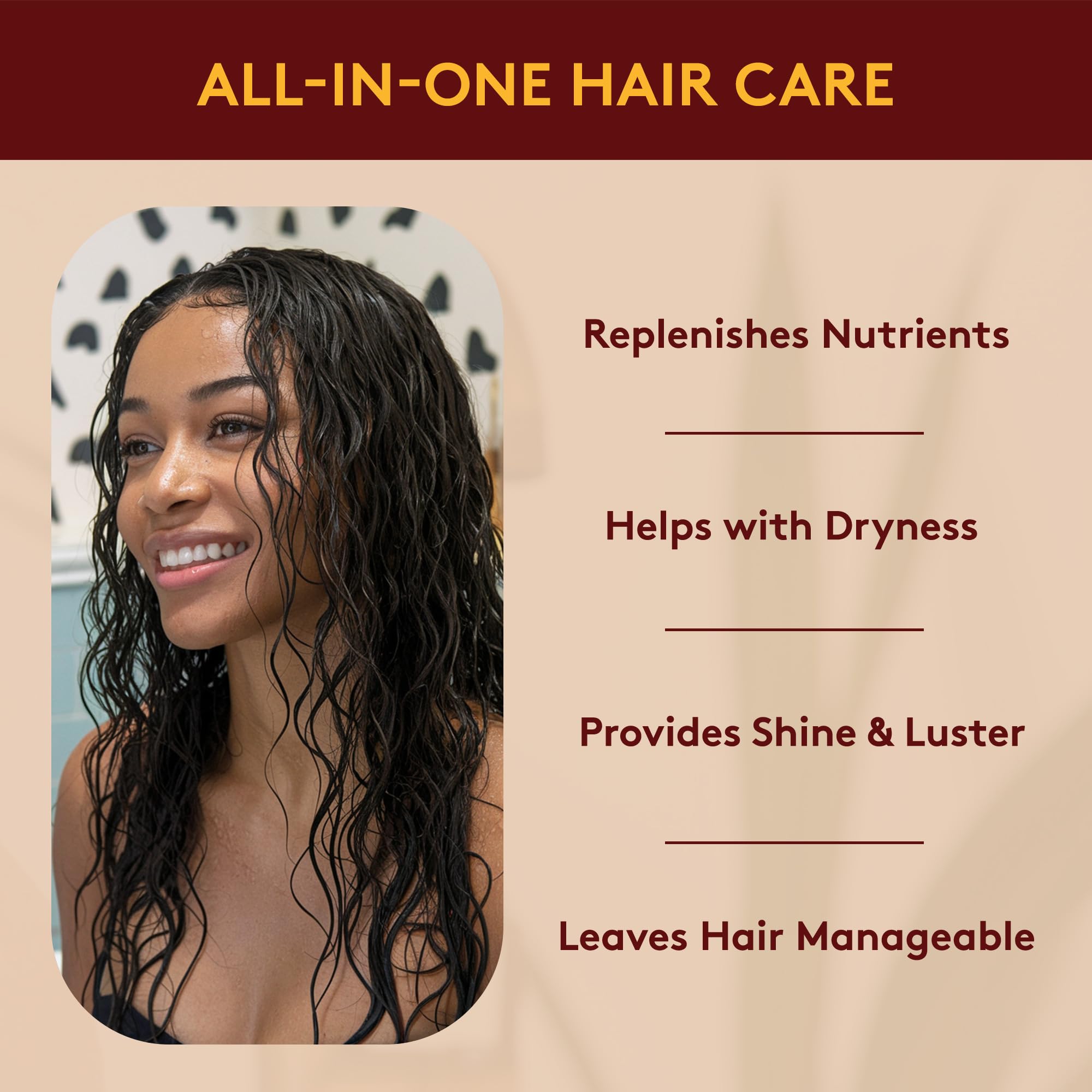 OKAY African Black Soap Leave In Conditioner, 8 Fluid Ounce