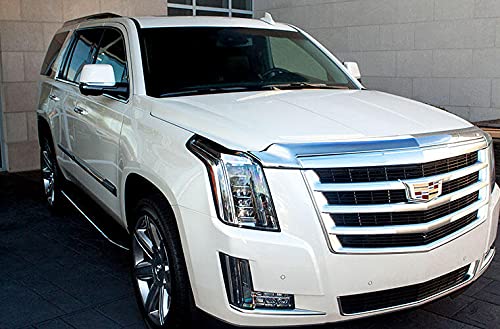 Auto Ventshade [AVS] Hood/Bug Shield | 2004 - 2008 Ford F-150 (Behind Grille), 2006 - 2008 Lincoln Mark LT (Behind Grille), Medium Profile - Chrome, 1 pc. | 680033