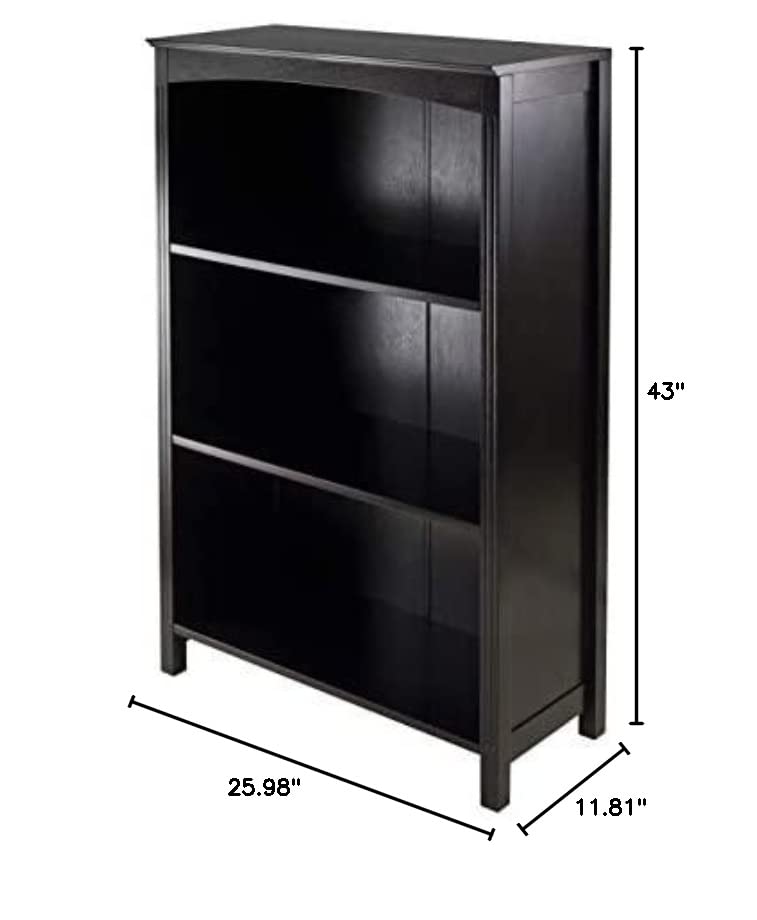 Winsome Terrace Shelving, no basket, Espresso
