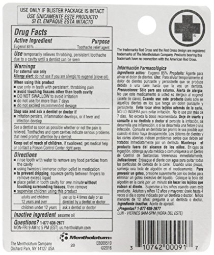 Red Cross Toothache Complete Medication Kit 0.12 oz Pack of, 2 Count