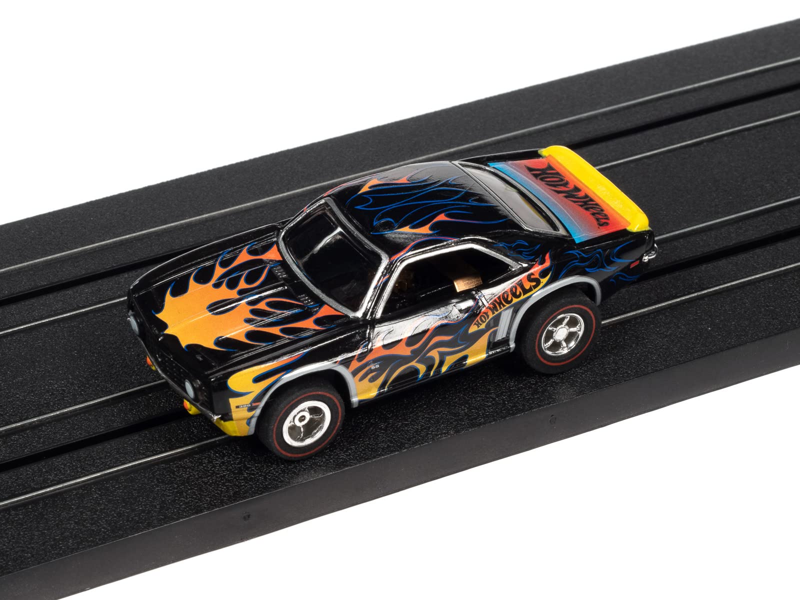 Auto World Hot Wheels Flames Xtraction - 1969 Camaro SS HO Scale Slot Car