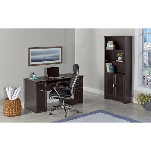 RealspaceĀ® Magellan 59" W Manager's Desk, Espresso