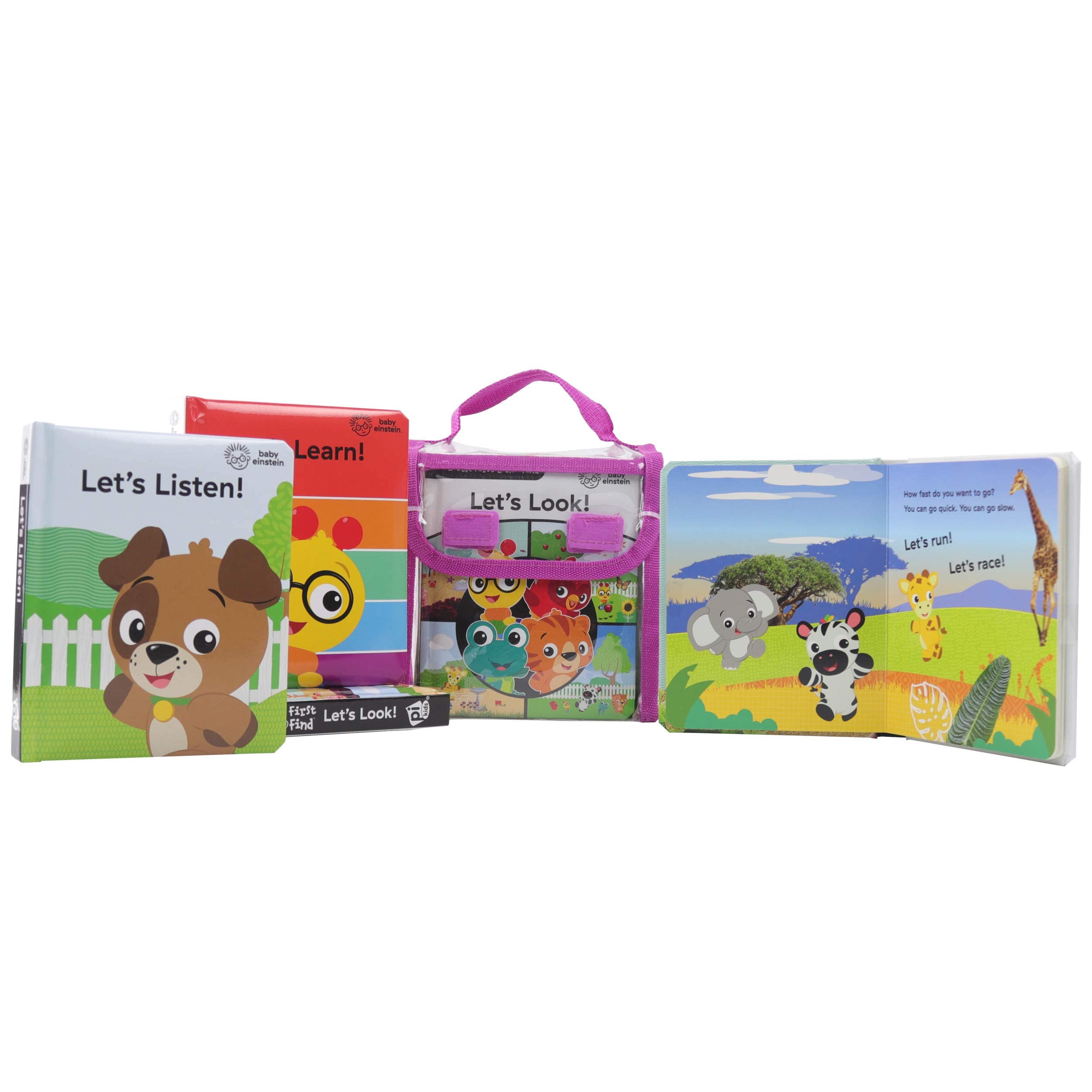 Baby Einstein Story Books Collection for Toddlers ~ Busy World Interactive Baby Einstein Board Book with Stickers (Baby Einstein Books for Kids)