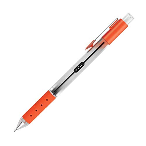 TULĀ® - Pen - Retractable, Gel Pens, Needle Point, 0.7 Mm, Gray Barrel - 9.1" x 5.65" x 0.5" - Assorted - PK of 8