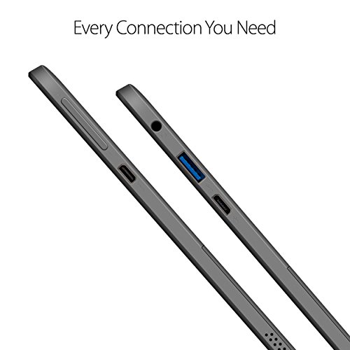 ASUS 10.1” Transformer Mini T103HA-D4-GR, 2 in 1 Touchscreen Laptop, Intel Quad-Core, 128GB SSD, Grey, pen and keyboard included