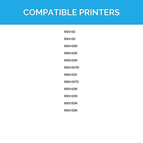 LD Compatible Toner Cartridge Replacement for Lexmark 501H 50F1H00 High Yield (Black)