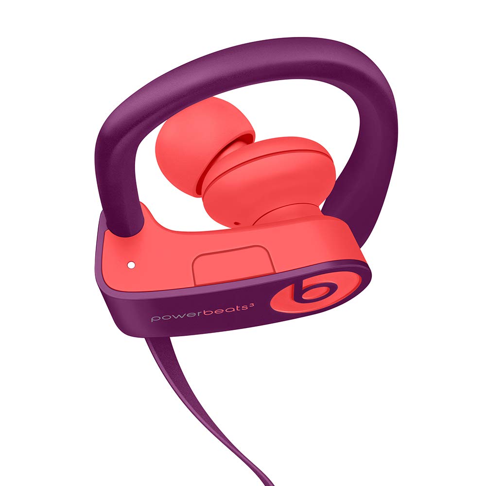 Beats Powerbeats3 Wireless Pop Violet Pop Collection in Ear Headphones MREW2LL/A (Renewed)