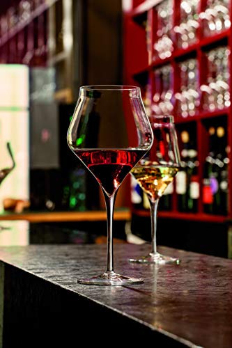 Luigi Bormioli Supermo 22 oz Burgundy Red Wine Glasses, 2 Count (Pack of 1), Clear