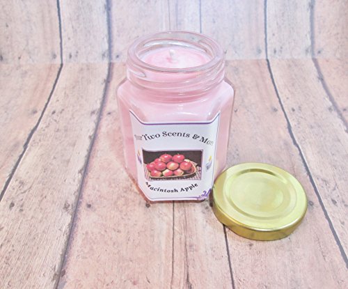 Macintosh Apple Scented Soy Candle, 4 oz, Free Shipping