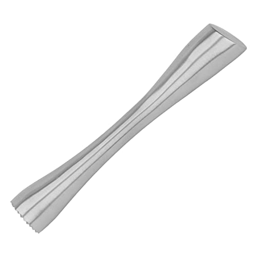 Muddler for Cocktails, Professional Stainless Steel Cocktail Muddler Food Grade One Piece Forging Drink Muddler for Kitchen Bar, Mixing Spoon Home Bar Tool(Long Handle)
