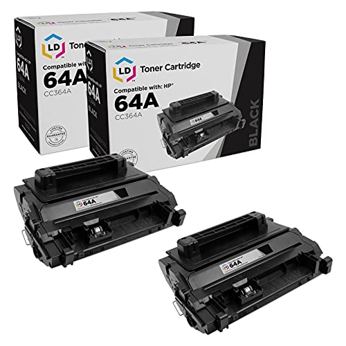 LD Products Compatible Replacement for HP 64 64A Toner Cartridge CC364A Standard Yield (Black, 2-Pack) HP Laserjet: P4015dn, P4015n, P4015tn, P4015x, P4515n , P4515tn, P4515x, P4515xm