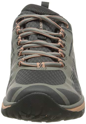 Merrell womens Siren Edge 3 Waterproof Hiking Shoe, Paloma/Peach, 8.5 US