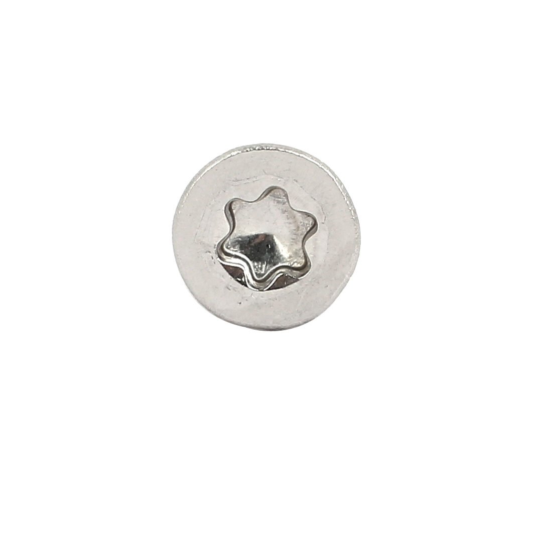 uxcell M4x12mm 304 Stainless Steel Flat Head Torx Drive Type Screw Silver Tone 50pcs