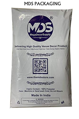 mds Set of 10 Yard Bridal Solid Sheer Organza Fabric Bolt for Wedding Dress,Fashion, Crafts, Decorations Silky Shiny Organza 44β- Light Teal