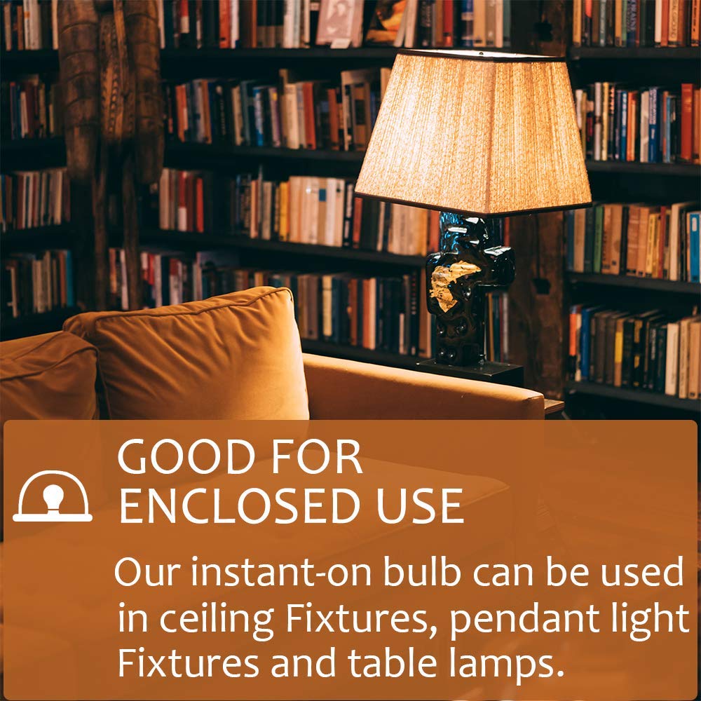 B2ocled Led Light Bulbs, 3W(25W Equivalent), Soft White 2700K, A15 Golf Ball Shape, E26/E27 Based Standard Replacement, 240 Lumens, CRI 90+, 6-Pack