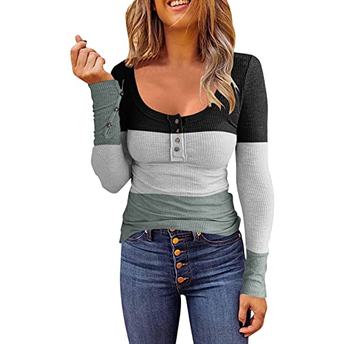 Blouses for Women Business Print Lace Fall Tops Classic Retro Long Sleeve Shirt Sweatershirt Blouses Outdoor Pullovers