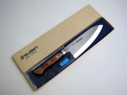 Houcho.com Suisin Inox Western-Style Knife Series, Genuine Sakai-Manufactured, Inox Steel 6.5" (165mm) Deba Knife