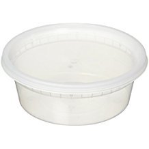 Reditainer Plastic Food Storage Containers with Lids (10, 8 Ounce)