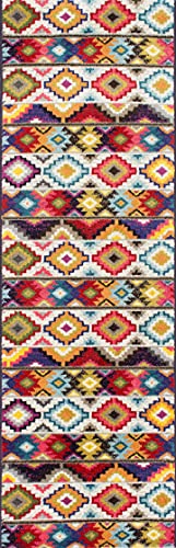 nuLOOM Lizmar Retro Runner Rug, 2' 5" x 8', Multi