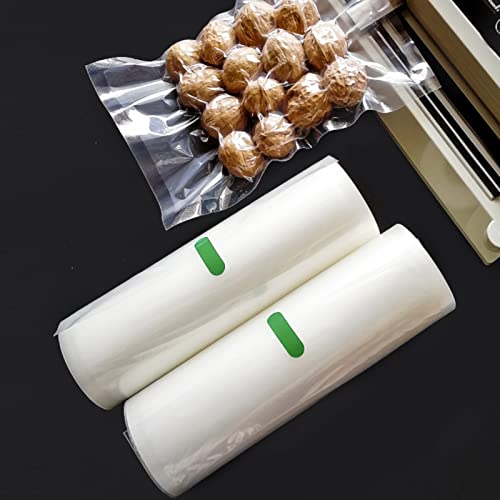 MAGIC SEAL Chamber Vacuum Sealer Bags Rolls, Clear 12ββΓ50β Smooth Flat Rolls 2 Pack, BPA Free Great for Food Vac Storage or Sous Vide, Puncture Prevention, Commercial Grade (12''x50'-2 rolls)